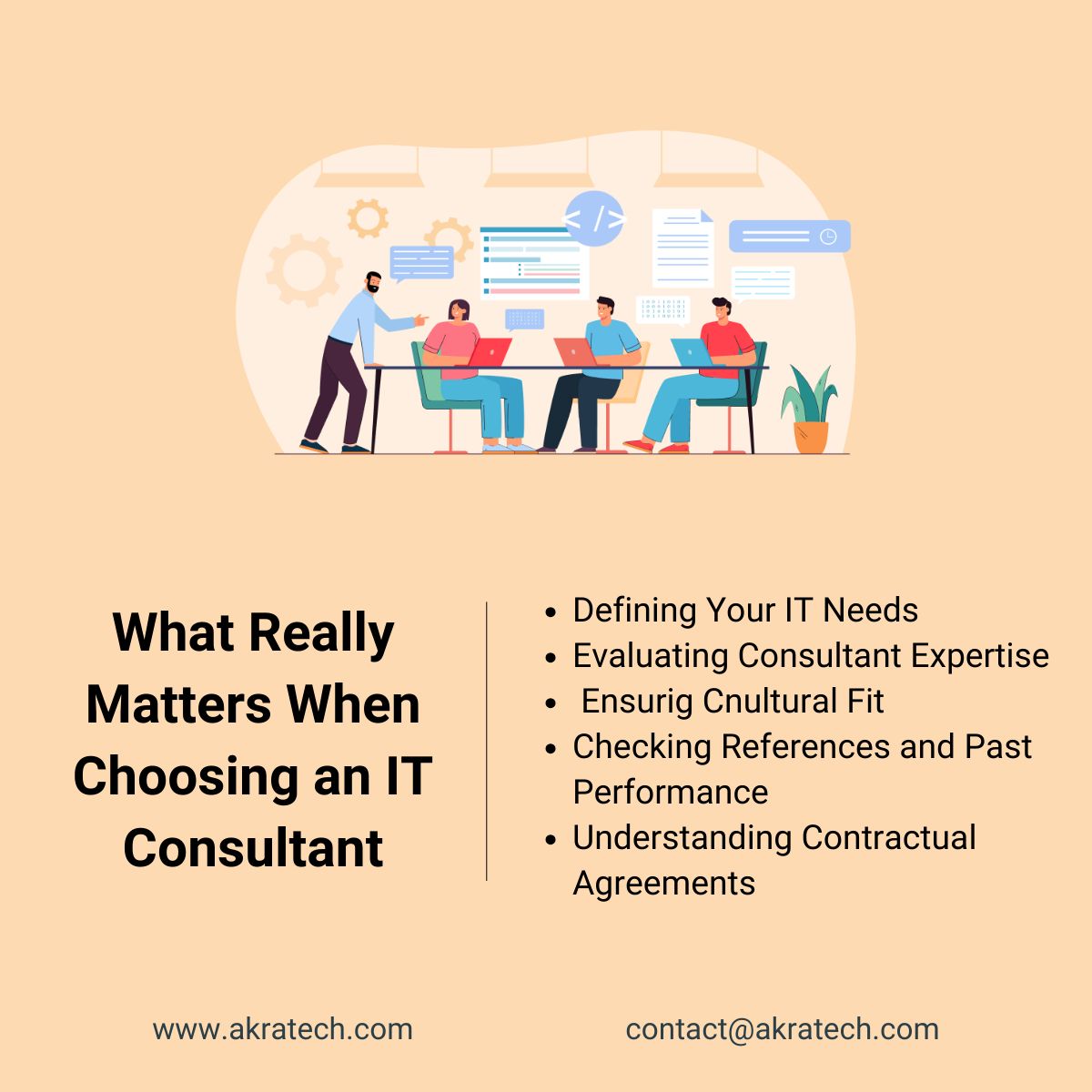 How to choose the right IT consultant for your business | AKRA TECH ... How to choose the right IT consultant for your business | AKRA TECH ...