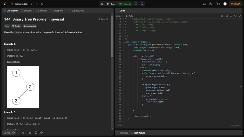 Swati Kumari on LinkedIn: #leetcode #binarytree #preordertraversal # ... Swati Kumari on LinkedIn: #leetcode #binarytree #preordertraversal # ...