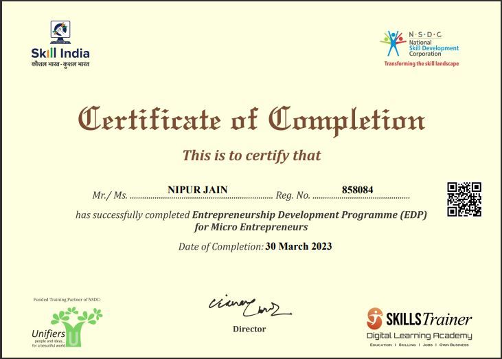Nipur Jain on LinkedIn: #skillindia #microentrepreneurship # ... Nipur Jain on LinkedIn: #skillindia #microentrepreneurship # ...