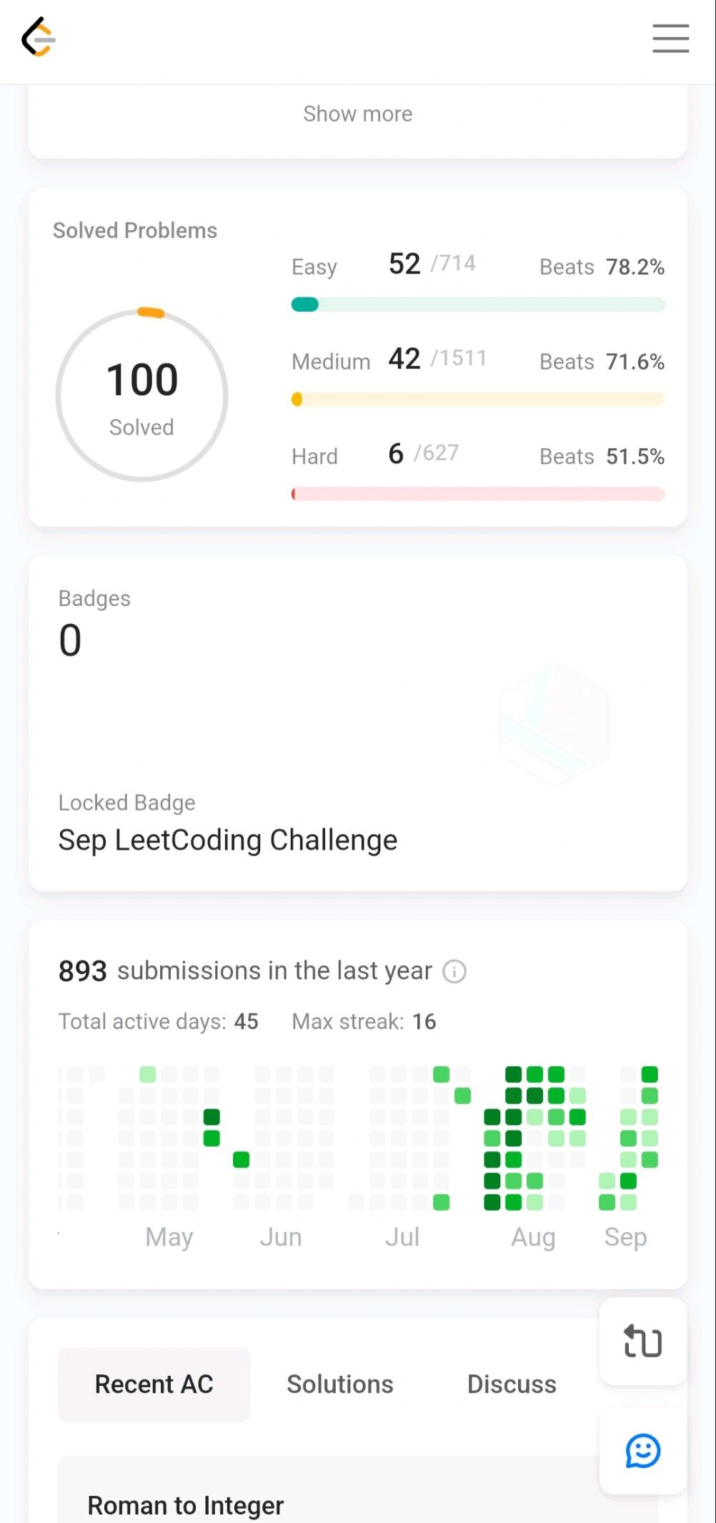 MIDHUN ELANGOVAN on LinkedIn: #leetcode #codingjourney #problemsolving MIDHUN ELANGOVAN on LinkedIn: #leetcode #codingjourney #problemsolving