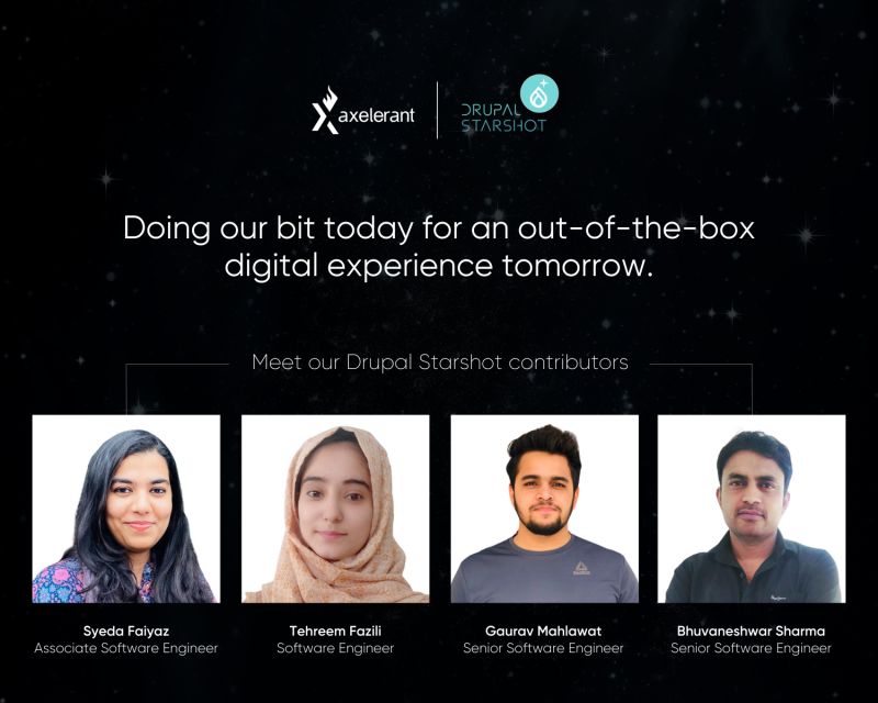 Axelerant on LinkedIn: #drupal #drupalstarshot #opensource Axelerant on LinkedIn: #drupal #drupalstarshot #opensource