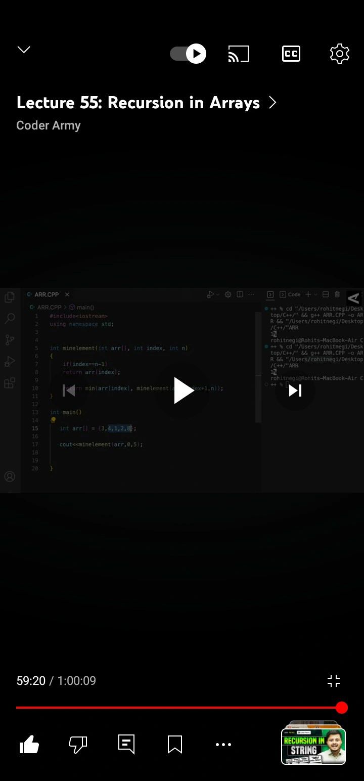 Manish Kumar on LinkedIn: #hello #recursion_in_arrays #what_is ... Manish Kumar on LinkedIn: #hello #recursion_in_arrays #what_is ...