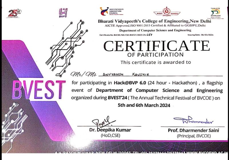 Participated in Hackathon with Akshat Jain Raghav Garg | Anuvansh ... Participated in Hackathon with Akshat Jain Raghav Garg | Anuvansh ...