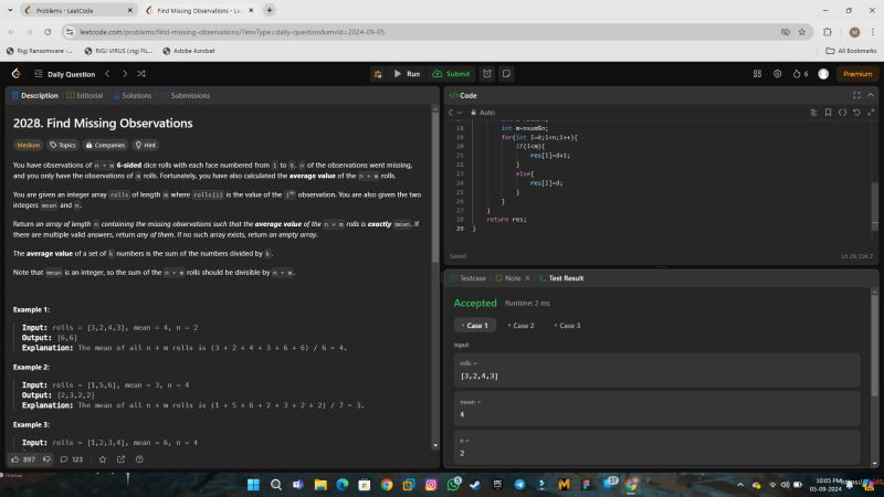 MOHANA DHARANAN D on LinkedIn: #leetcode #codingpractice # ... MOHANA DHARANAN D on LinkedIn: #leetcode #codingpractice # ...