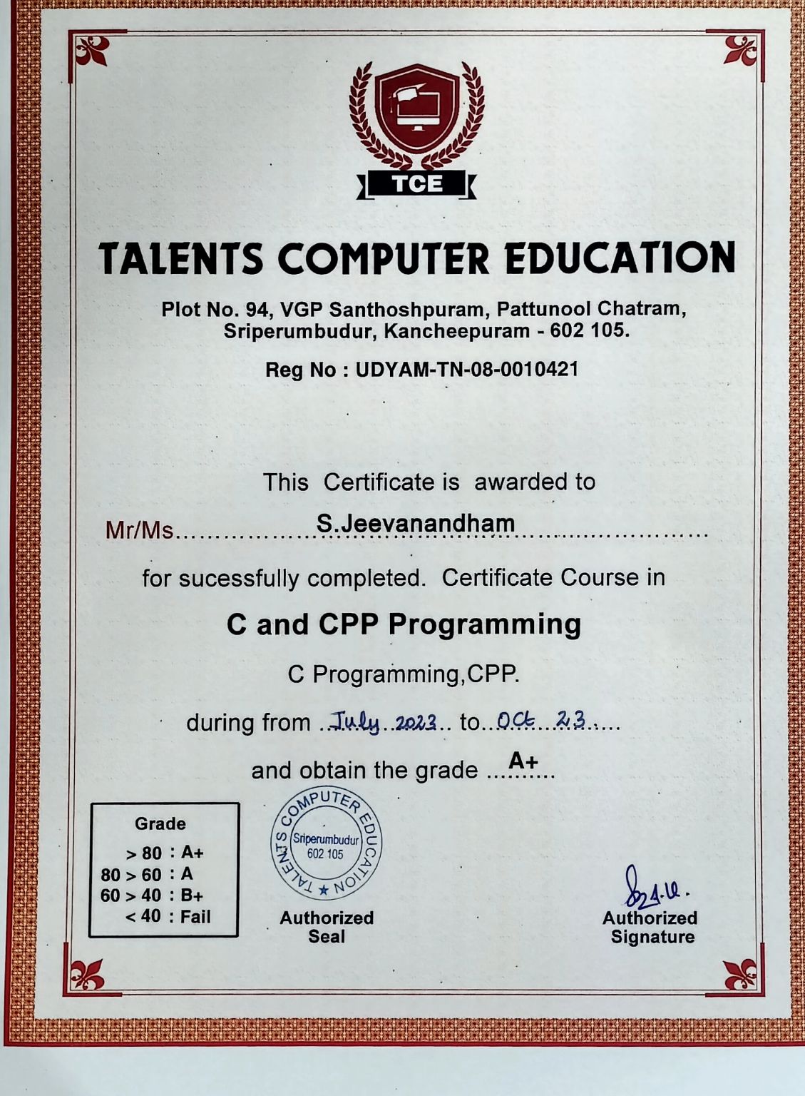 Jeevanandham S on LinkedIn: #cprogramming #cplusplus #techskills # ... Jeevanandham S on LinkedIn: #cprogramming #cplusplus #techskills # ...