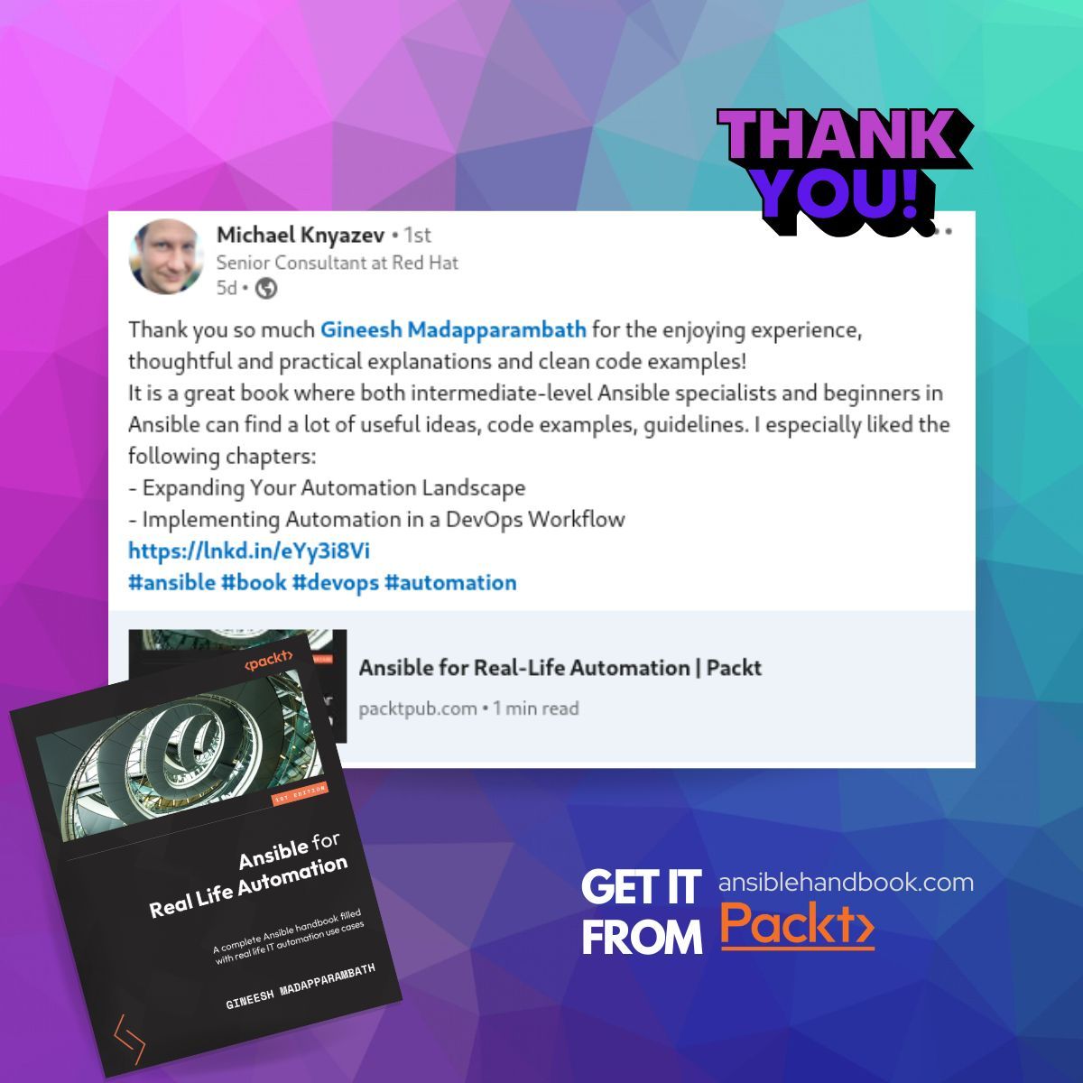 Gineesh Madapparambath on LinkedIn: #ansible #ansiblebook # ... Gineesh Madapparambath on LinkedIn: #ansible #ansiblebook # ...