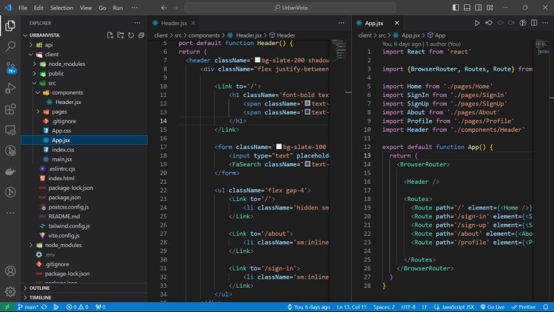 Saksham Maggu on LinkedIn: #mern #header #routes #routers #tailwindcss ... Saksham Maggu on LinkedIn: #mern #header #routes #routers #tailwindcss ...