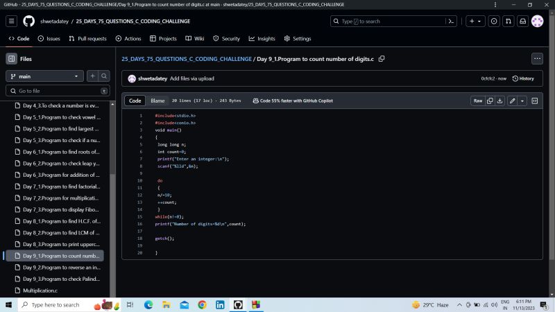 Shweta Datey on LinkedIn: #day9 #prpcemcodingclub #codingchallenge # ... Shweta Datey on LinkedIn: #day9 #prpcemcodingclub #codingchallenge # ...