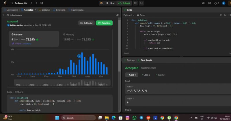 Kabilan V on LinkedIn: #100daysofcode #codechallenge #python #leetcode Kabilan V on LinkedIn: #100daysofcode #codechallenge #python #leetcode