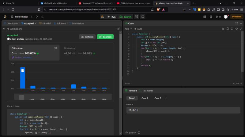 Pritam Awatade on LinkedIn: #100daysofdsa #dsa #leetcode # ... Pritam Awatade on LinkedIn: #100daysofdsa #dsa #leetcode # ...