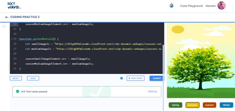 Naveen Sureddi on LinkedIn: #javascript #100daysofcode #nxtwaveteam # ... Naveen Sureddi on LinkedIn: #javascript #100daysofcode #nxtwaveteam # ...