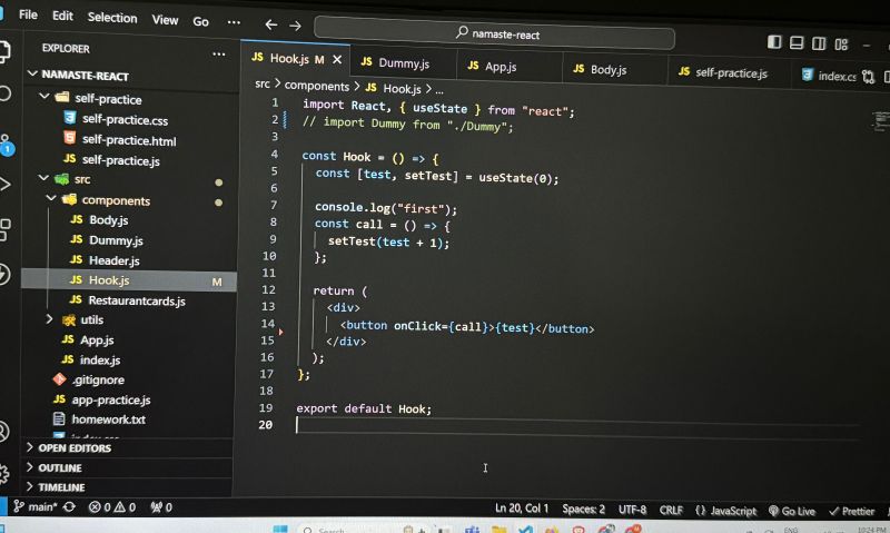 Day 15 of 100daysofcoding challenge: React Hooks | Muskan Mandal posted ... Day 15 of 100daysofcoding challenge: React Hooks | Muskan Mandal posted ...