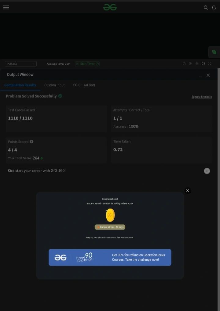 Gopinath DSP on LinkedIn: #gfg160 #geeksforgeeks #geekstreak2024 #dsa # ... Gopinath DSP on LinkedIn: #gfg160 #geeksforgeeks #geekstreak2024 #dsa # ...