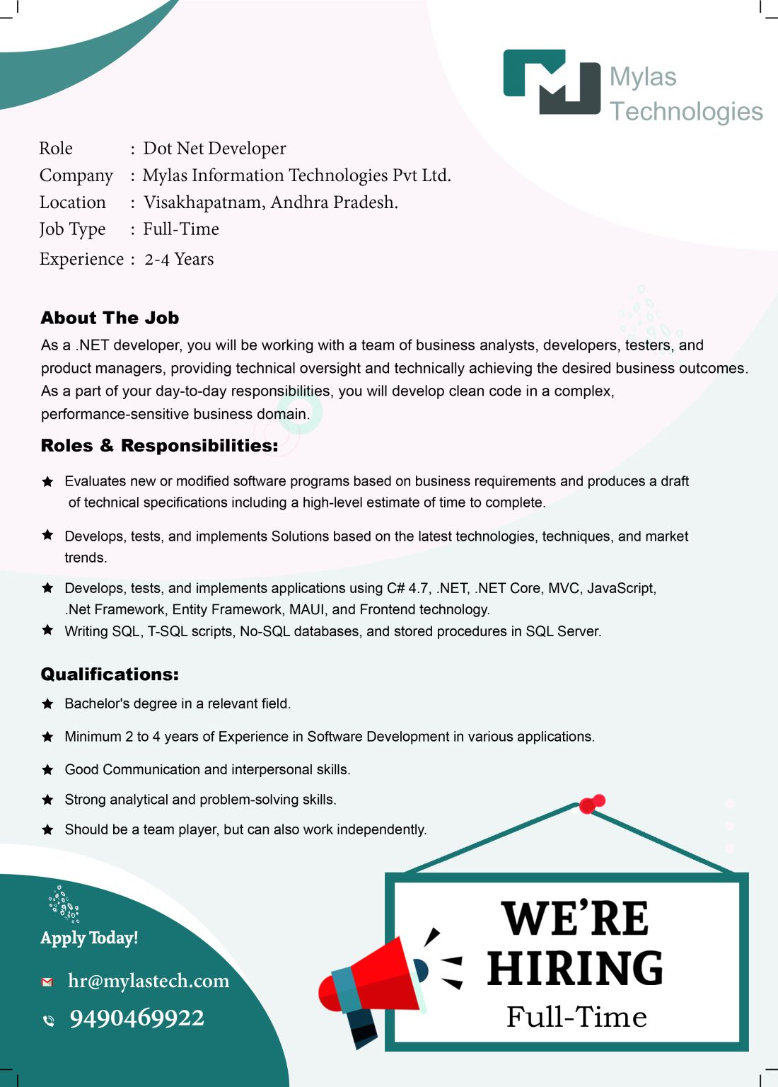 Mounika Janadev on LinkedIn: #dotnetdeveloper #dotnetjobs # ... Mounika Janadev on LinkedIn: #dotnetdeveloper #dotnetjobs # ...