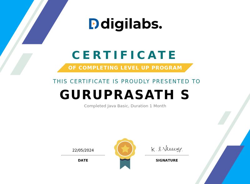 Guru Prasath on LinkedIn: #java #programming #techskills # ... Guru Prasath on LinkedIn: #java #programming #techskills # ...