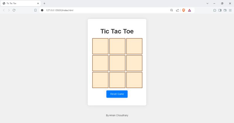 Aman Choudhary on LinkedIn: #javascript #html #css #tictactoe Aman Choudhary on LinkedIn: #javascript #html #css #tictactoe
