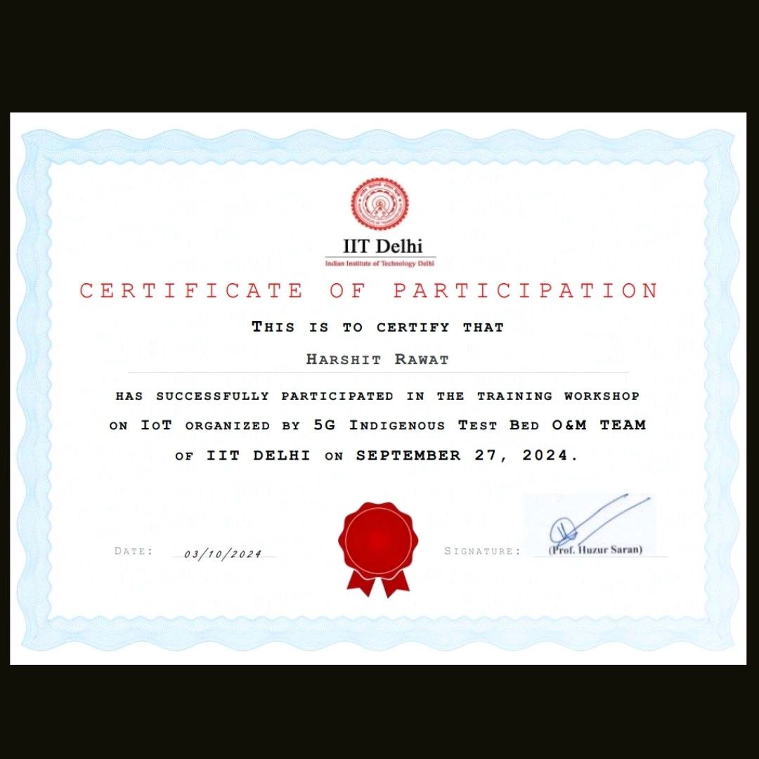 Harshit Rawat on LinkedIn: #iot #workshop #learning #innovation # ... Harshit Rawat on LinkedIn: #iot #workshop #learning #innovation # ...