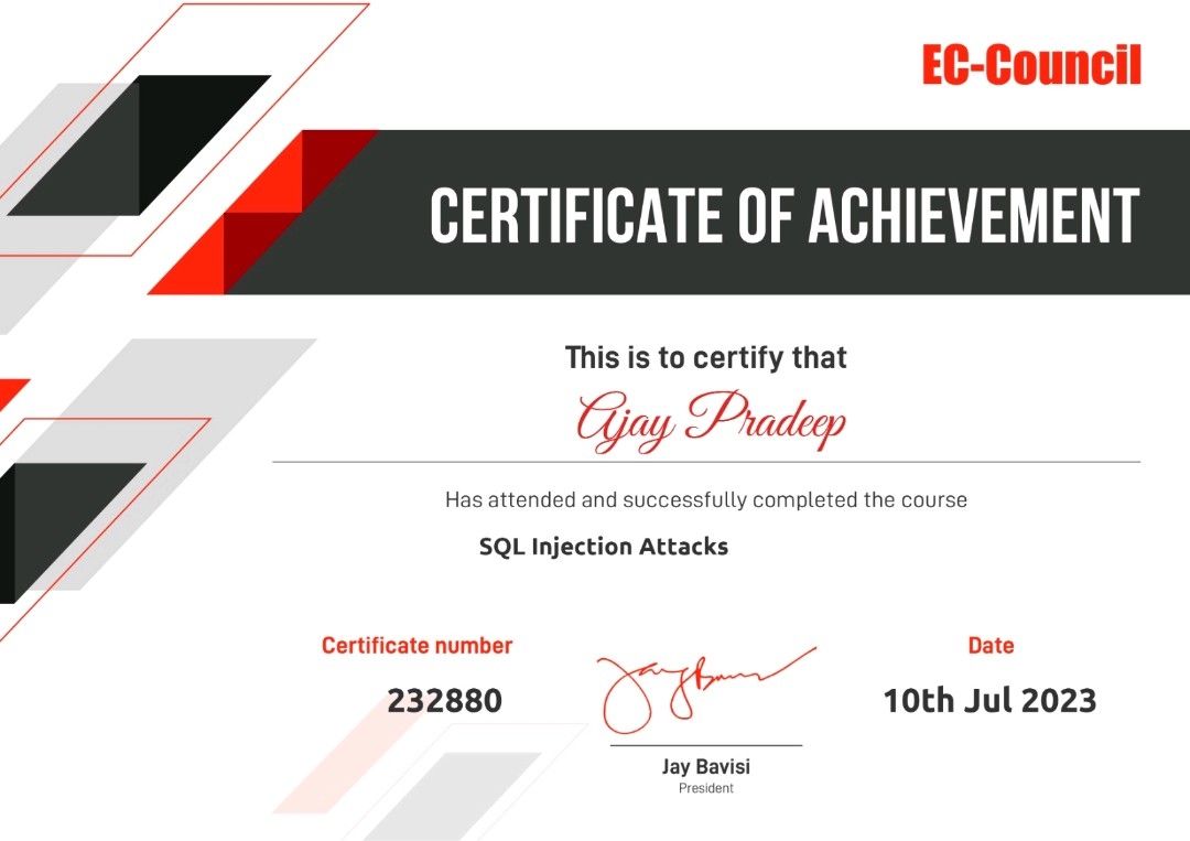 Ajay Pradeep on LinkedIn: #cybersecurity #websecurity Ajay Pradeep on LinkedIn: #cybersecurity #websecurity