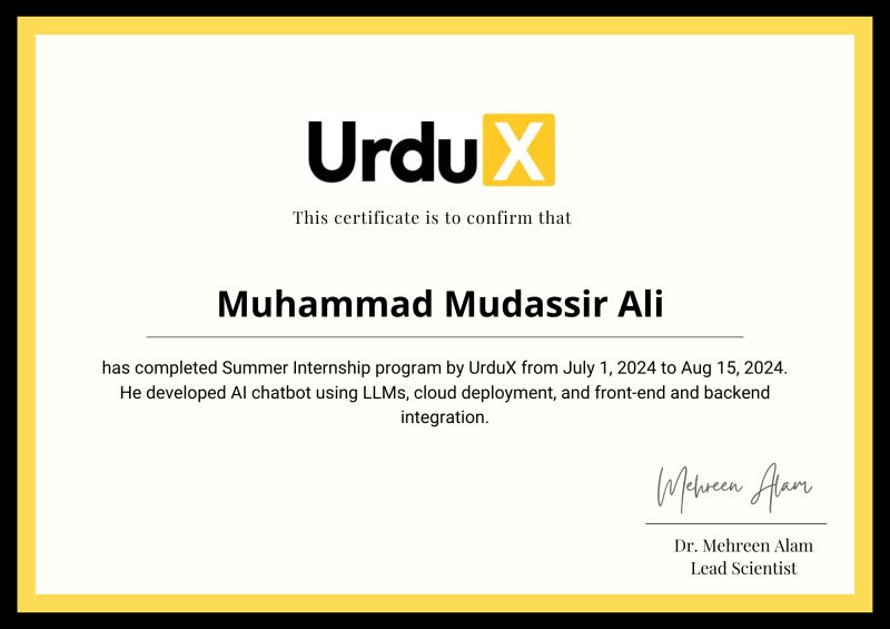 Muhammad Mudassir on LinkedIn: #ai #llm #chatbots #frontenddevelopment ... Muhammad Mudassir on LinkedIn: #ai #llm #chatbots #frontenddevelopment ...