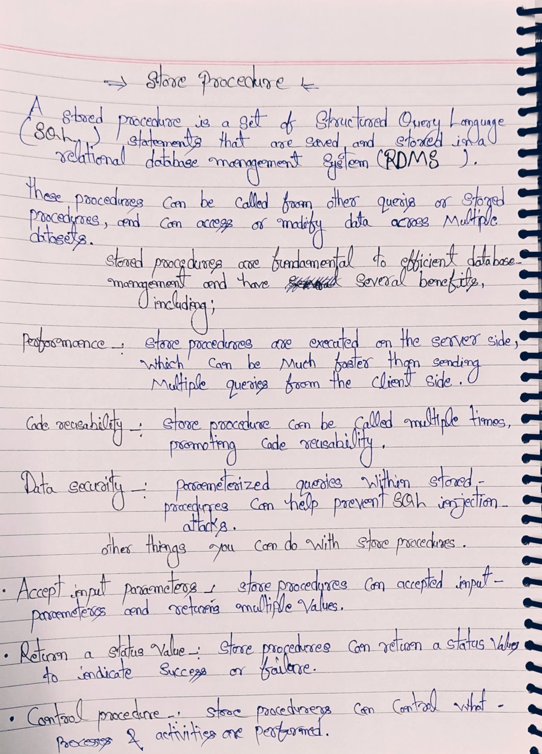 Shahnawaj Khan on LinkedIn: interview topic 1. Store procedures Ex ... Shahnawaj Khan on LinkedIn: interview topic 1. Store procedures Ex ...