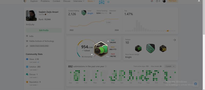 Saqlain Zarjis Ansari on LinkedIn: #consistencyiskey #leetcode # ... Saqlain Zarjis Ansari on LinkedIn: #consistencyiskey #leetcode # ...