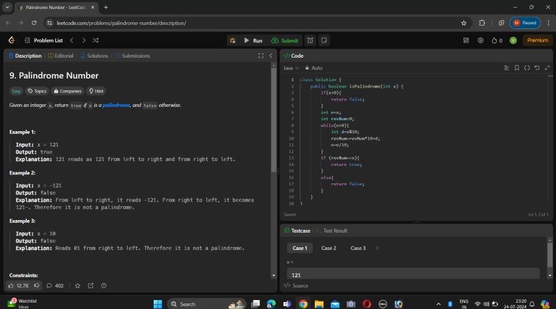 Day 01 of LeetCode challenge with edSlash | Vishvamitra Asatiya posted ... Day 01 of LeetCode challenge with edSlash | Vishvamitra Asatiya posted ...