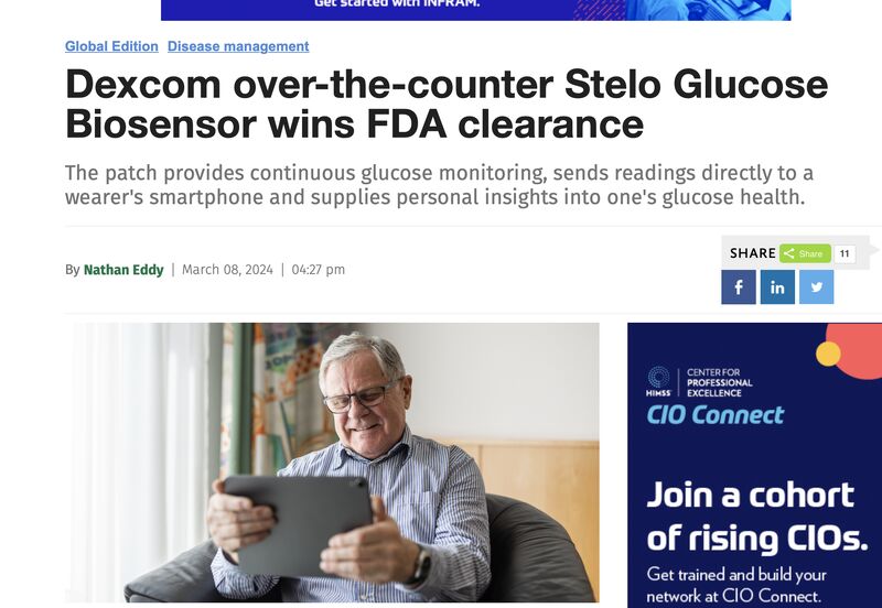 Nisha Nigil Haroon on LinkedIn: Dexcom over-the-counter Stelo Glucose ... Nisha Nigil Haroon on LinkedIn: Dexcom over-the-counter Stelo Glucose ...