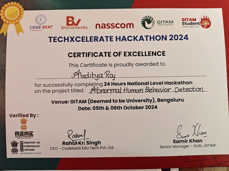 Aaditya Raj on LinkedIn: #hackathon #ai #techinnovation # ... Aaditya Raj on LinkedIn: #hackathon #ai #techinnovation # ...