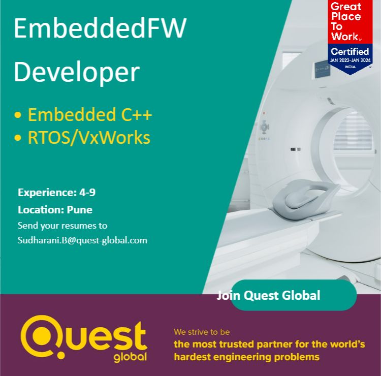 Sudharani B on LinkedIn: #embeddedc #embeddedfirmware #rtos #vxworks # ... Sudharani B on LinkedIn: #embeddedc #embeddedfirmware #rtos #vxworks # ...