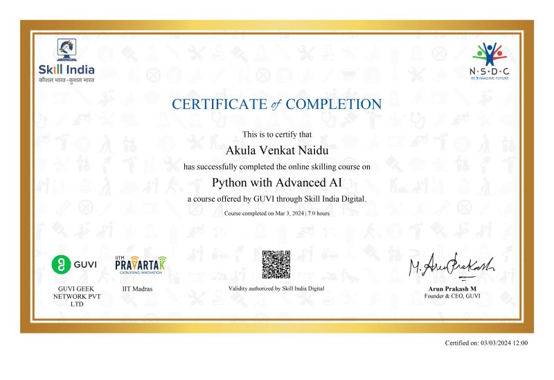AKULA VENKAT NAIDU on LinkedIn: #python #artificialintelligence #ai # ... AKULA VENKAT NAIDU on LinkedIn: #python #artificialintelligence #ai # ...