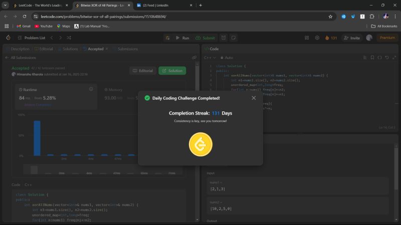 HIMANSHU KHAROLA on LinkedIn: #leetcode #dsa #coding #arrays HIMANSHU KHAROLA on LinkedIn: #leetcode #dsa #coding #arrays