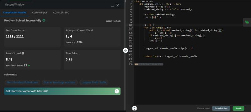 Aryan Anand on LinkedIn: #problemsolving #algorithms #palindrome # ... Aryan Anand on LinkedIn: #problemsolving #algorithms #palindrome # ...