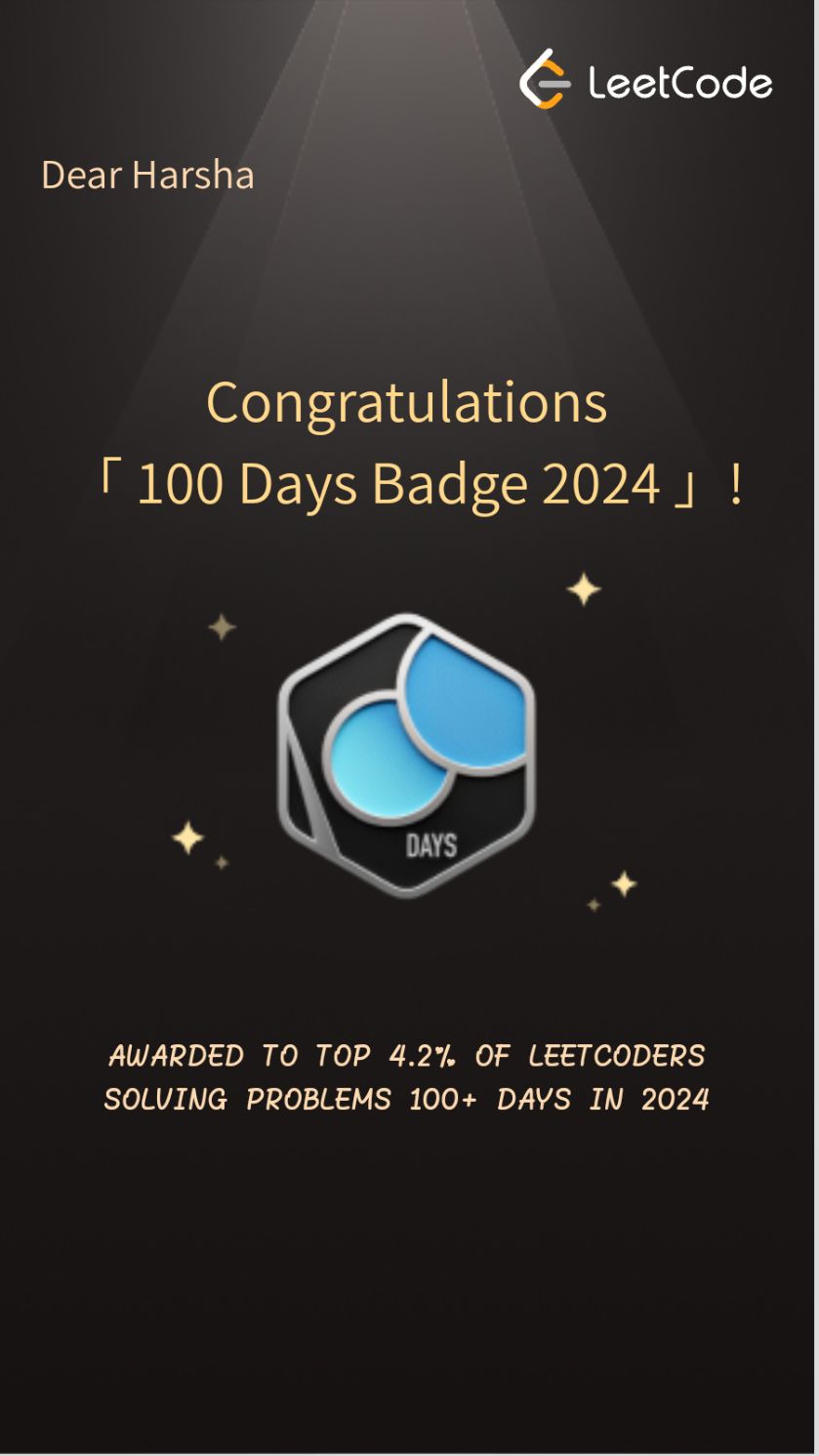 Sree Harsha Alapati on LinkedIn: #leetcode #100daysofcode # ... Sree Harsha Alapati on LinkedIn: #leetcode #100daysofcode # ...