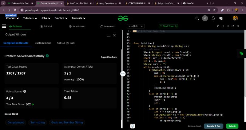 #365daysofcode #365daysofcode #learnigjourney #dsa #gfg #geeksforgeeks ... #365daysofcode #365daysofcode #learnigjourney #dsa #gfg #geeksforgeeks ...