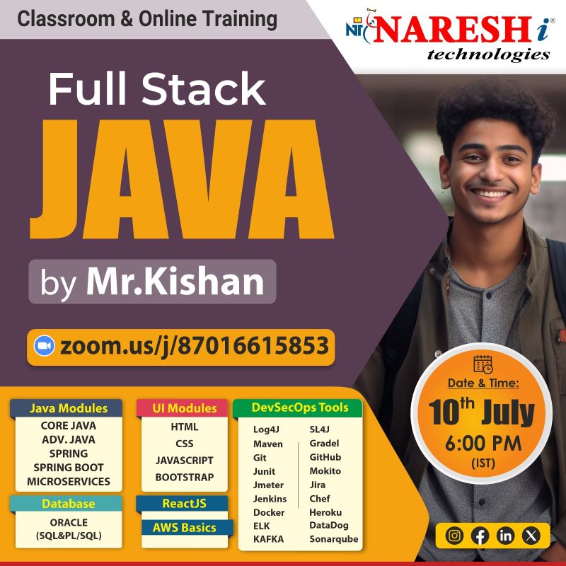 Free Demo on Core Java & Full Stack Java by Mr.Kishan | sunil macherla ... Free Demo on Core Java & Full Stack Java by Mr.Kishan | sunil macherla ...