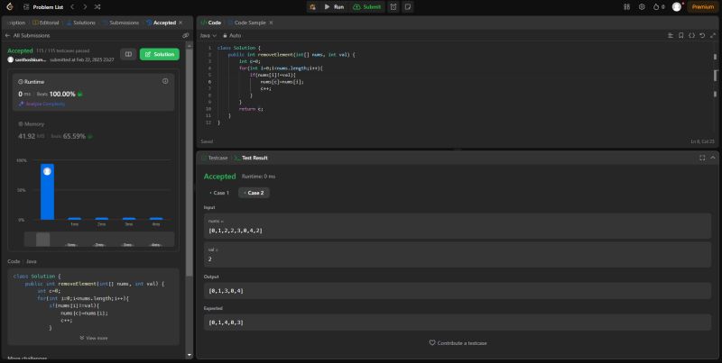 #100daysofcode #leetcode #array | Santhosh Kumar R #100daysofcode #leetcode #array | Santhosh Kumar R