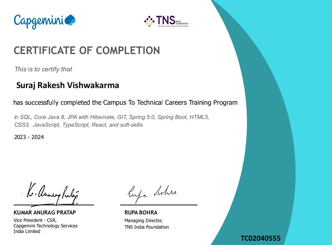 Suraj Vishwakarma on LinkedIn: #network #capgemini #tnsfoundation # ... Suraj Vishwakarma on LinkedIn: #network #capgemini #tnsfoundation # ...