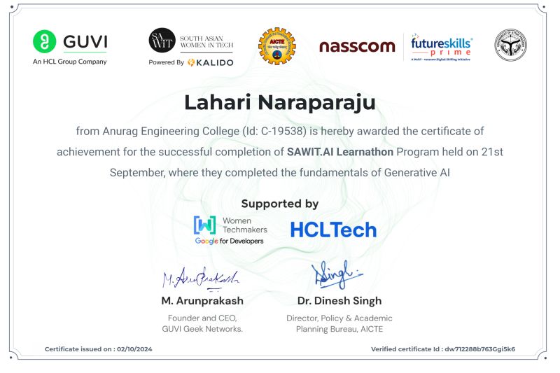 Lahari Naraparaju on LinkedIn: #ai #coding Lahari Naraparaju on LinkedIn: #ai #coding