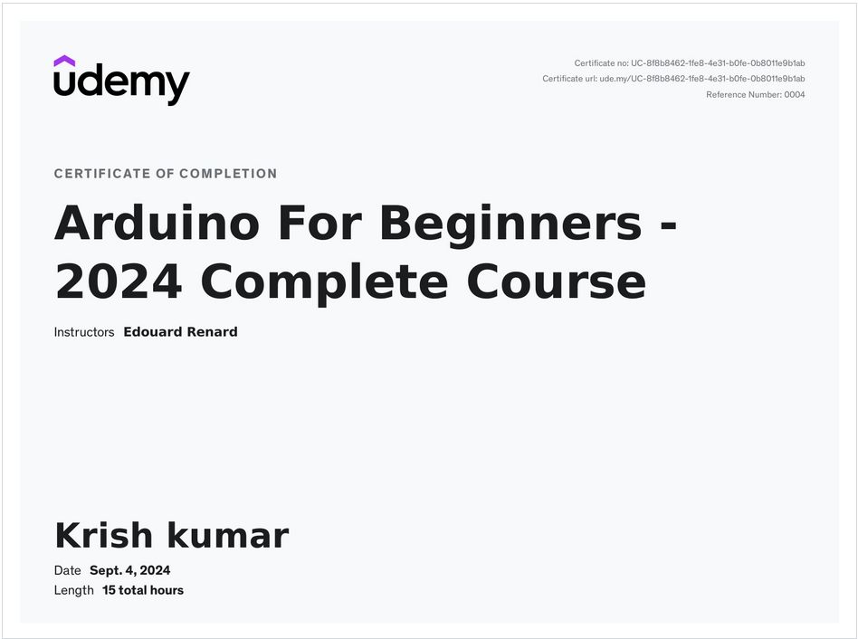 Krish Kumar on LinkedIn: #arduino #microcontrollers #iot #robotics # ... Krish Kumar on LinkedIn: #arduino #microcontrollers #iot #robotics # ...