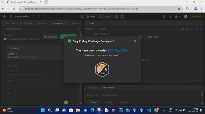 Pratibha Bharti on LinkedIn: #leetcode #dailycodingchallenge #dcc # ... Pratibha Bharti on LinkedIn: #leetcode #dailycodingchallenge #dcc # ...