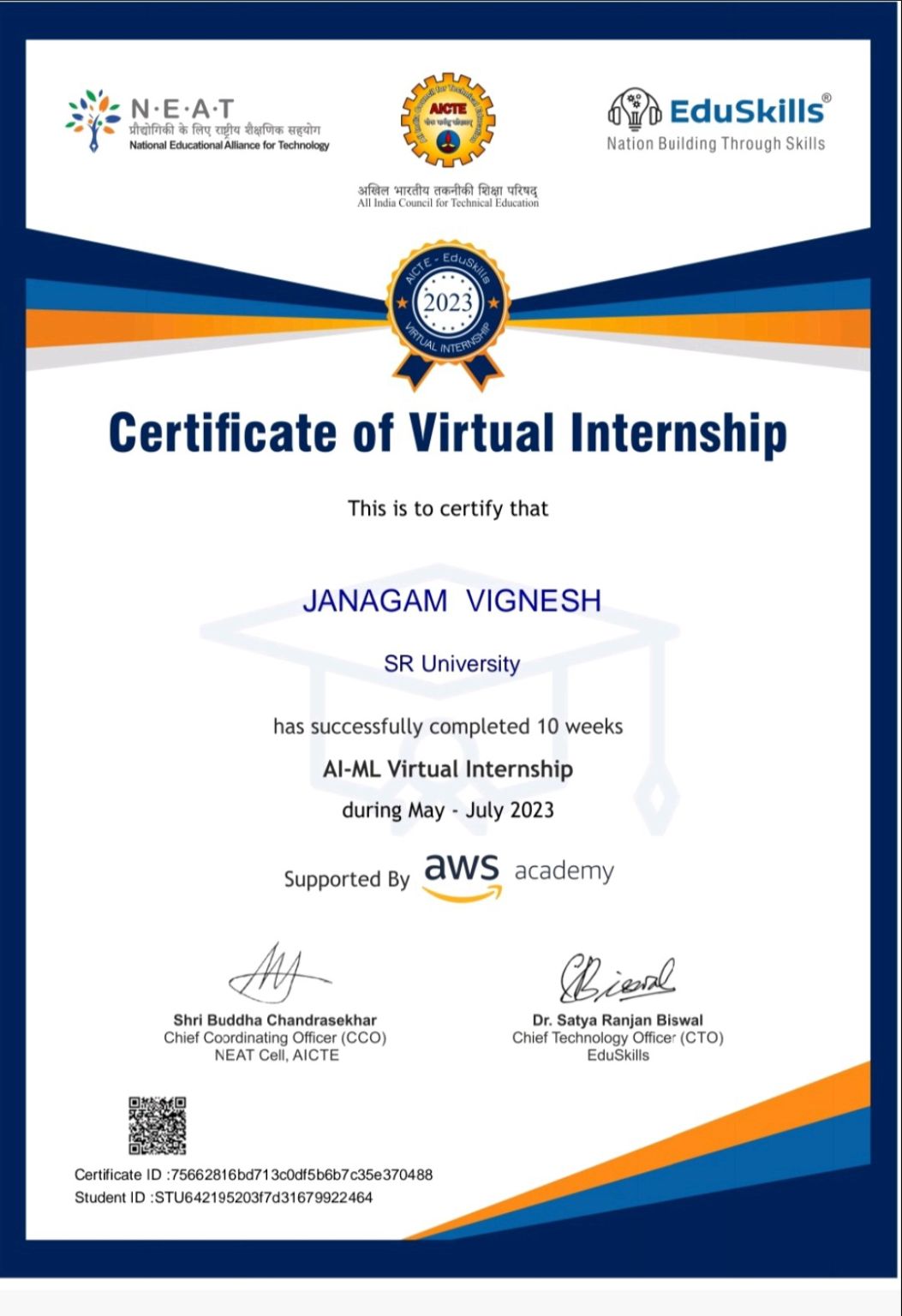 JANAGAM VIGNESH on LinkedIn: #aicteinternship #aicteneat #aicte # ... JANAGAM VIGNESH on LinkedIn: #aicteinternship #aicteneat #aicte # ...