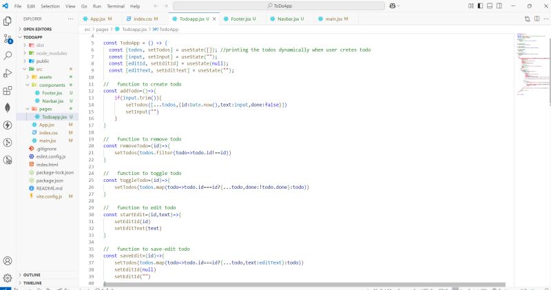 #reactjs #todoapp #webdevelopment #frontenddevelopment | B KARTHIK #reactjs #todoapp #webdevelopment #frontenddevelopment | B KARTHIK