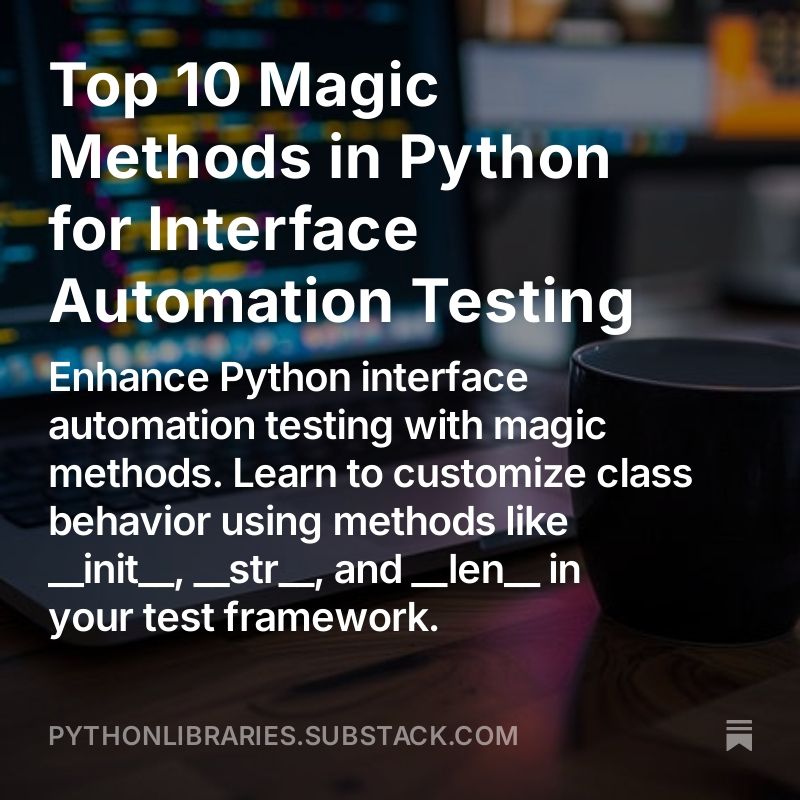 Meng Li on LinkedIn: #python #automation #testing Meng Li on LinkedIn: #python #automation #testing