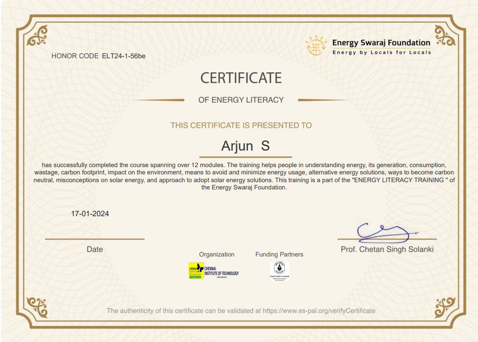 Arjun Swaminathan on LinkedIn: #energyliteracy #sustainablefuture Arjun Swaminathan on LinkedIn: #energyliteracy #sustainablefuture