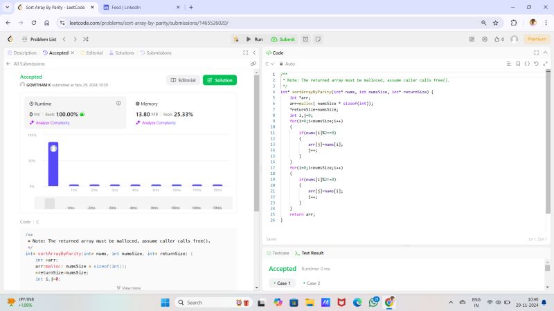 #200dayschallenge #leetcode #problemsolving #cprogramming # ... #200dayschallenge #leetcode #problemsolving #cprogramming # ...
