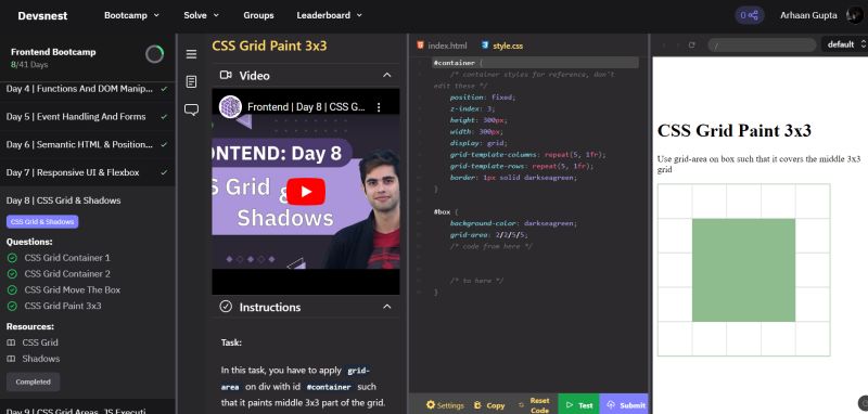 Arhaan Gupta on LinkedIn: #css #html5 #javascript #learning ... Arhaan Gupta on LinkedIn: #css #html5 #javascript #learning ...