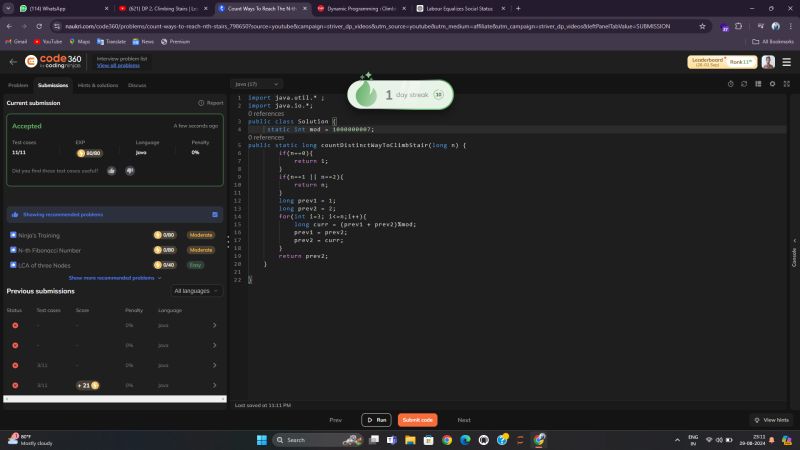 VIMALGANTH DURAISAMY on LinkedIn: #100daysofcode #dynamicprogramming # ... VIMALGANTH DURAISAMY on LinkedIn: #100daysofcode #dynamicprogramming # ...