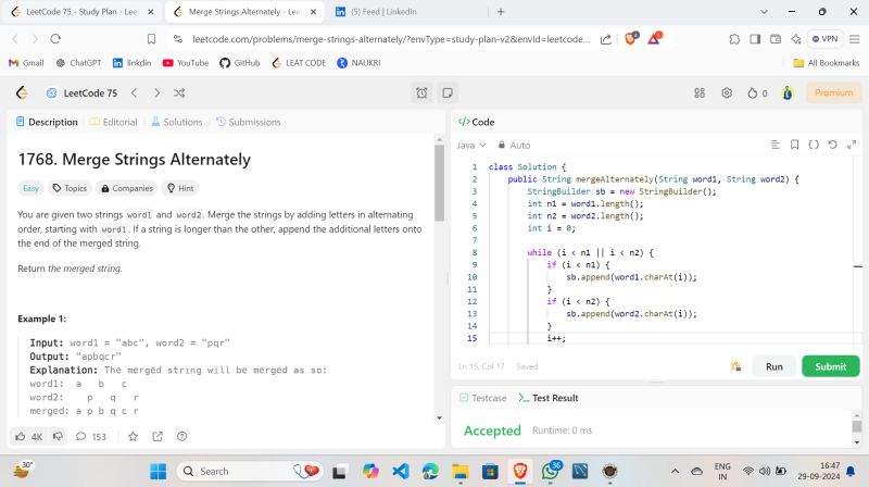 Vishal maurya on LinkedIn: #leetcode #problemsolving #codingchallenge Vishal maurya on LinkedIn: #leetcode #problemsolving #codingchallenge