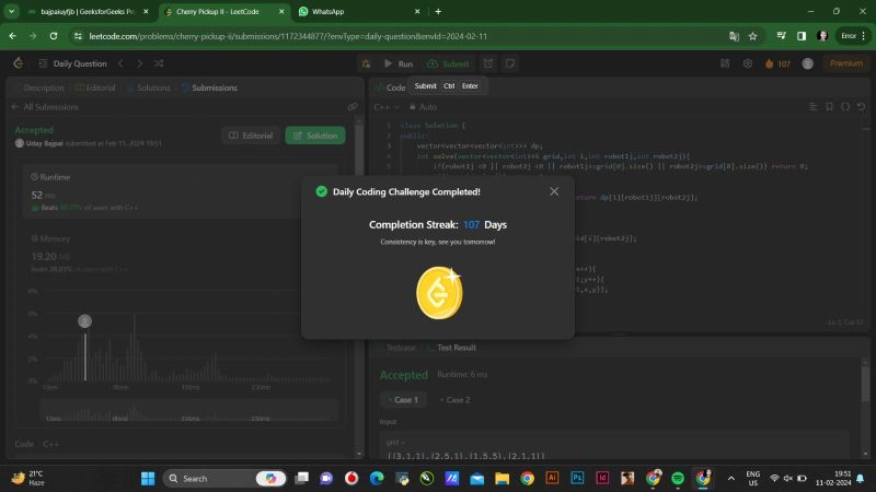 Uday Bajpai on LinkedIn: #leetcode #gfg #codingninjas #dsa Uday Bajpai on LinkedIn: #leetcode #gfg #codingninjas #dsa