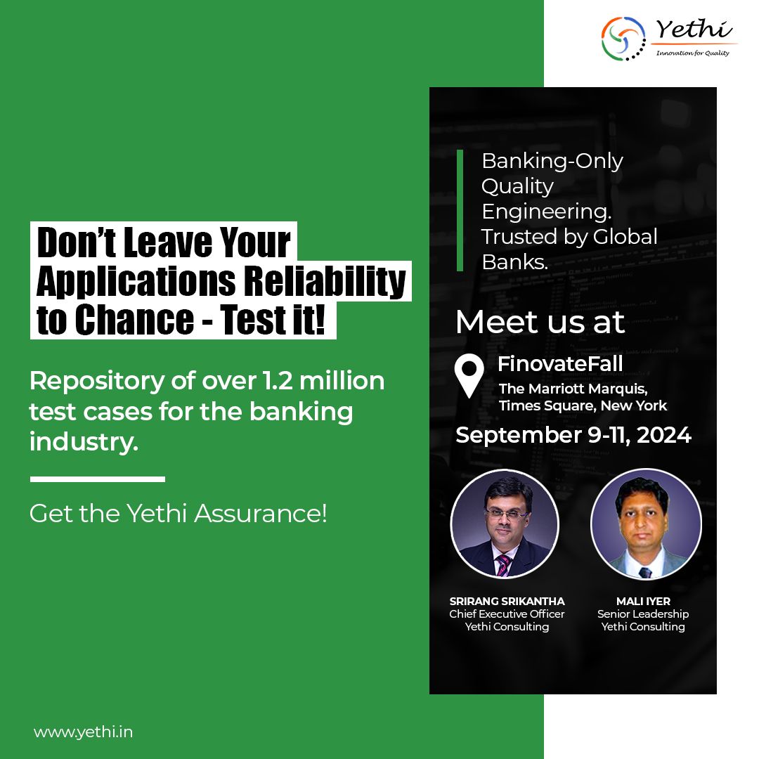 Finovate Fall: Banking quality solutions | Yethi Consulting posted on ... Finovate Fall: Banking quality solutions | Yethi Consulting posted on ...